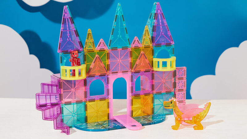 MAGNA-TILES CASTLE DLX 48-PIECE SET - The Toy Book