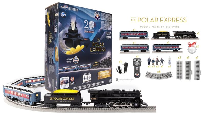 THE POLAR EXPRESS 20TH ANNIVERSARY LIONCHIEF TRAIN SET - The Toy Book
