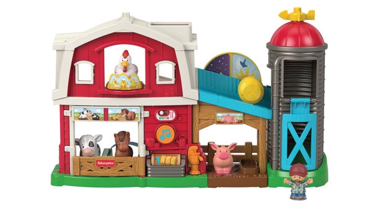 LITTLE PEOPLE CARING FUN ANIMAL FARM - The Toy Book