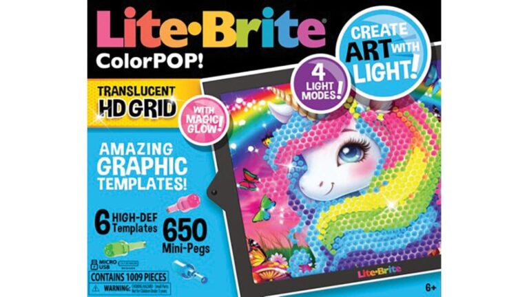 LITE-BRITE COLOR POP! RAINBOW DREAMS - The Toy Book