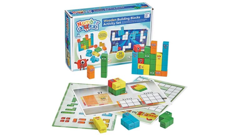 NUMBERBLOCKS WOODEN BUILDING BLOCKS ACTIVITY SET - The Toy Book