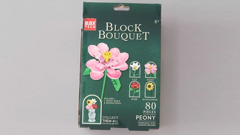 BLOCK TECH BLOCK BOUQUET — PEONY - The Toy Book