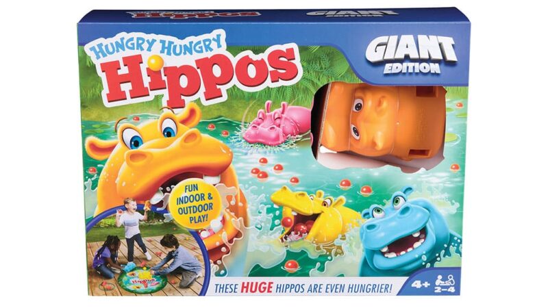 HUNGRY HUNGRY HIPPOS GIANT EDITION - The Toy Book