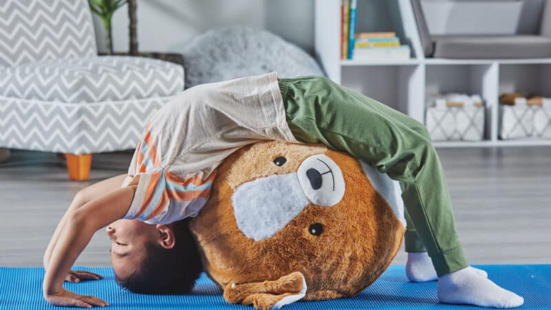 YOGA BALL BUDDY WITH BUBBLEPLUSH - The Toy Book