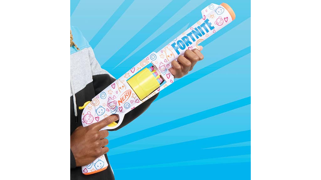 NERF FORTNITE FRENZ 4 EVER BLASTER - The Toy Book
