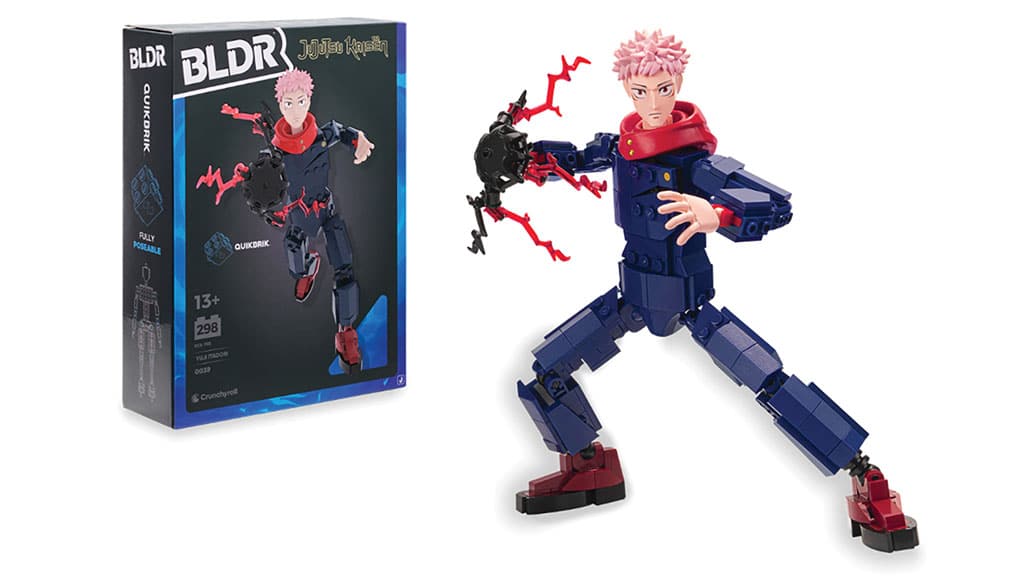 BLDR CRUNCHYROLL MEDIUM BUILDING SET BUILDABLE COLLECTIBLE 10-INCH ...