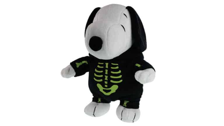 PLUSH SKELETON SNOOPY - The Toy Book