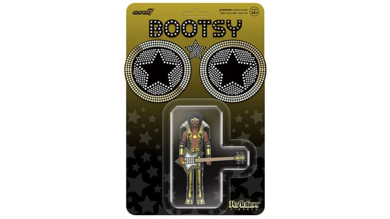 BOOTSY COLLINS REACTION FIGURE (BLACK AND GOLD) - The Toy Book