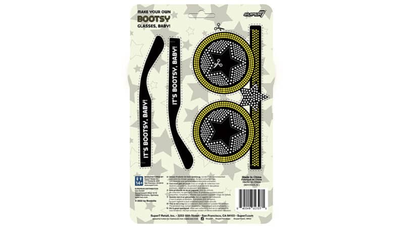 BOOTSY COLLINS REACTION FIGURE (BLACK AND GOLD) - The Toy Book