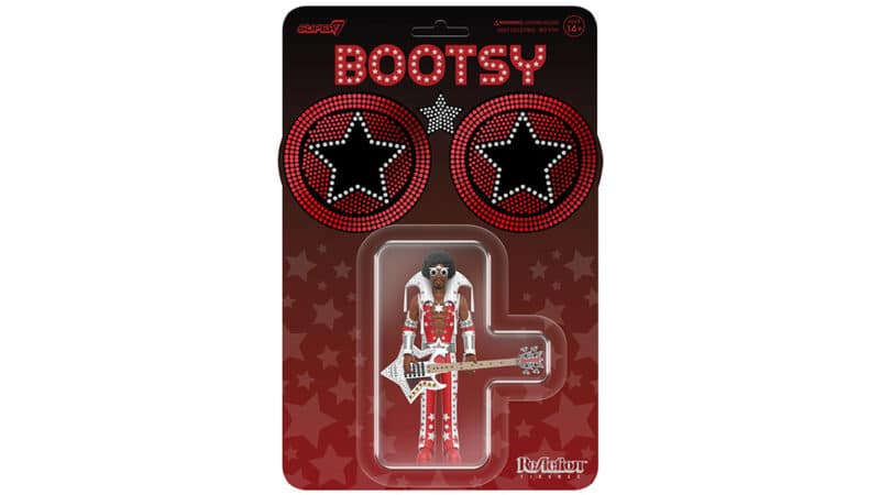BOOTSY COLLINS REACTION FIGURE (RED AND WHITE) - The Toy Book