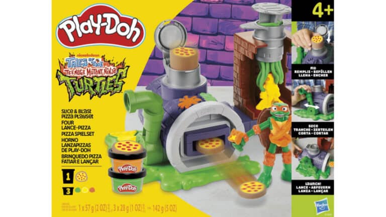 PLAY-DOH TALES OF THE TEENAGE MUTANT NINJA TURTLES SLICE & BLAST PIZZA ...