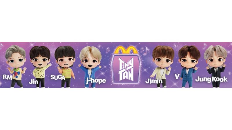 McDonald's Launches TinyTAN Happy Meal - The Toy Book