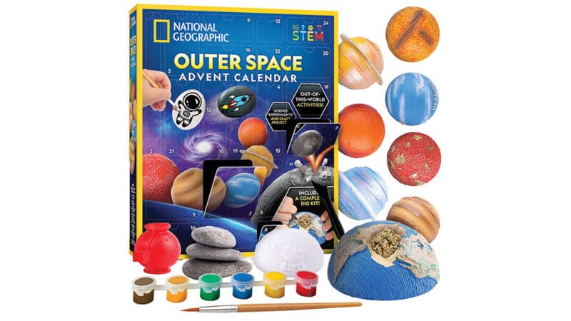 NATIONAL GEOGRAPHIC OUTER SPACE ADVENT CALENDAR - The Toy Book