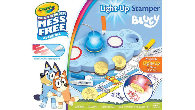 COLOR WONDER BLUEY LIGHT UP STAMPER - The Toy Book