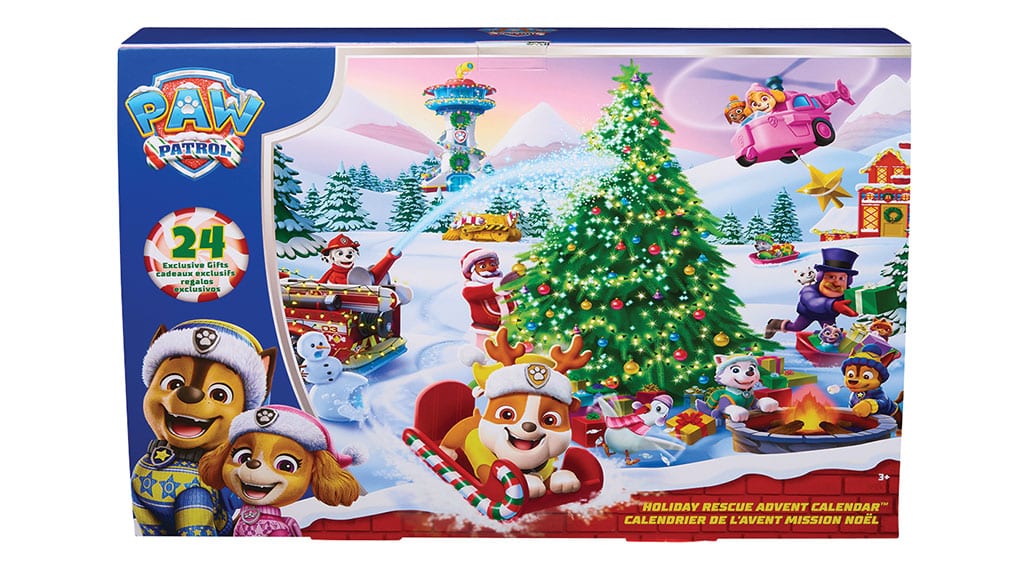PAW PATROL HOLIDAY RESCUE ADVENT CALENDAR - The Toy Book