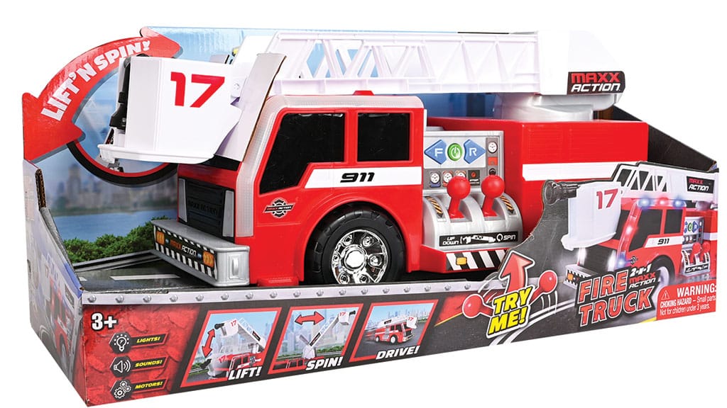 MAXX ACTION 2-N-1 FIRETRUCK - The Toy Book