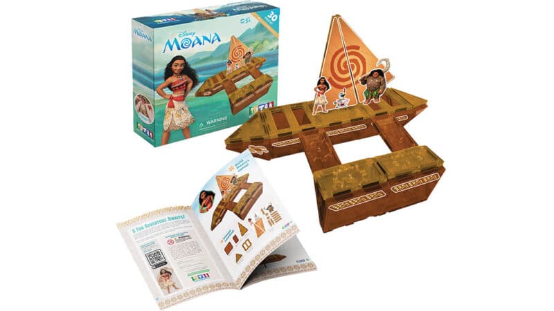 OFFICIAL DISNEY MOANA MAGNETIC TILE SET — 30-PIECE - The Toy Book