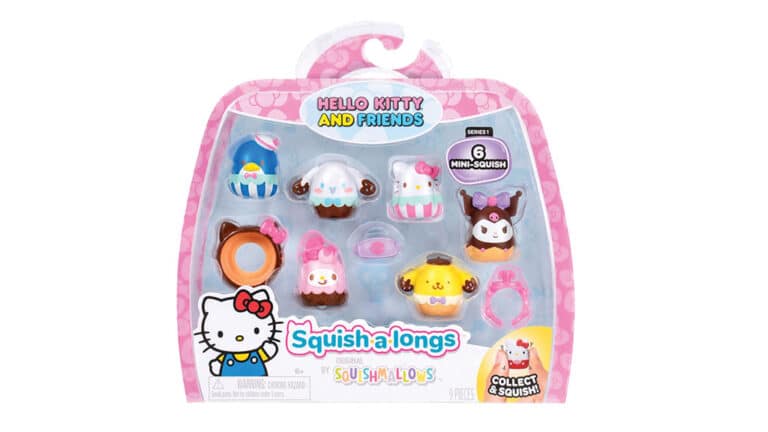 SQUISH-A-LONGS X HELLO KITTY AND FRIENDS — SERIES 1 - The Toy Book