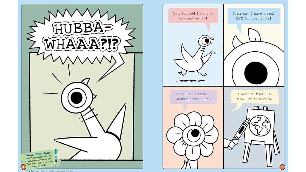 the pigeon coloring book