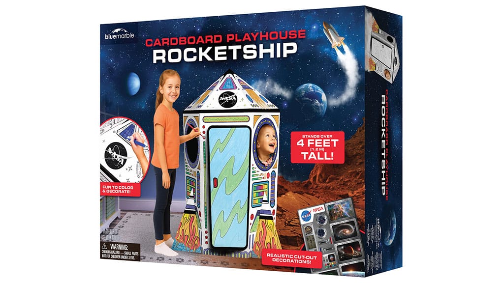 NASA CARDBOARD ROCKETSHIP PLAYHOUSE - The Toy Book