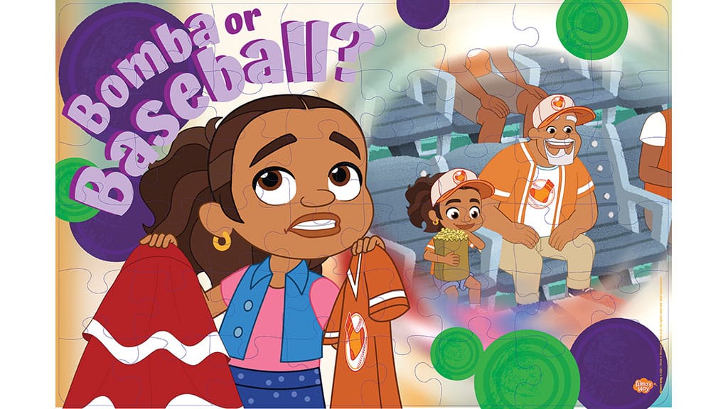ALMA’S WAY TWO-SIDED 48-PIECE PUZZLE – BOMBA OR BASEBALL? - The Toy Book