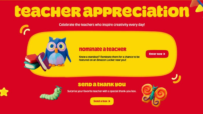 Hasbro Celebrates Teacher Appreciation Month with Amazon and Play-Doh ...