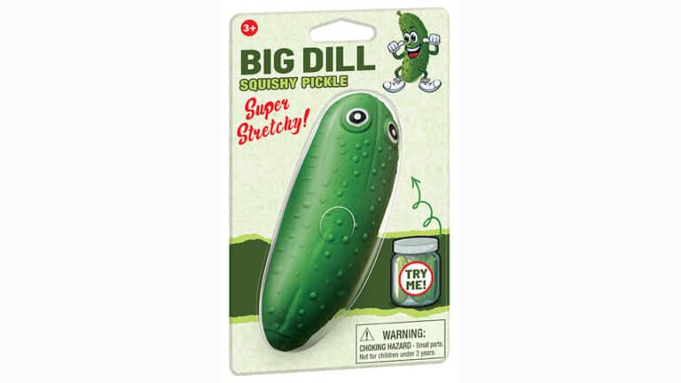 SQUISHY BIG DILL PICKLE - The Toy Book