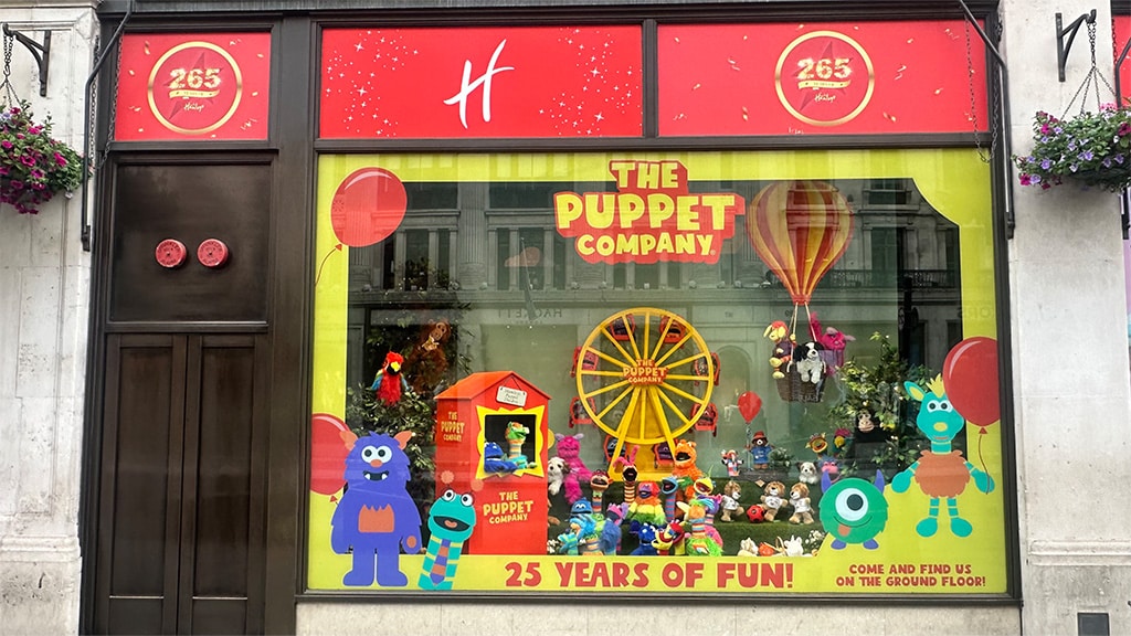 The Puppet Company Brings Summer Displays to Hamleys - The Toy Book
